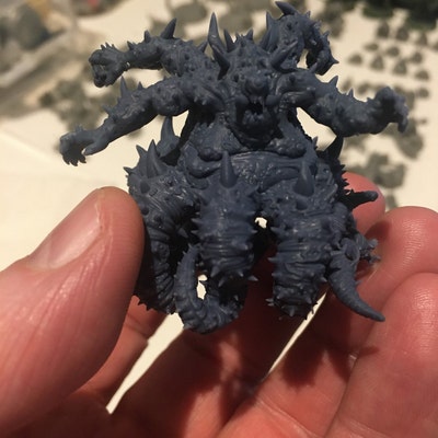 Umber Hulk Miniature Lord of the Print Insect Warrior Model Cave ...