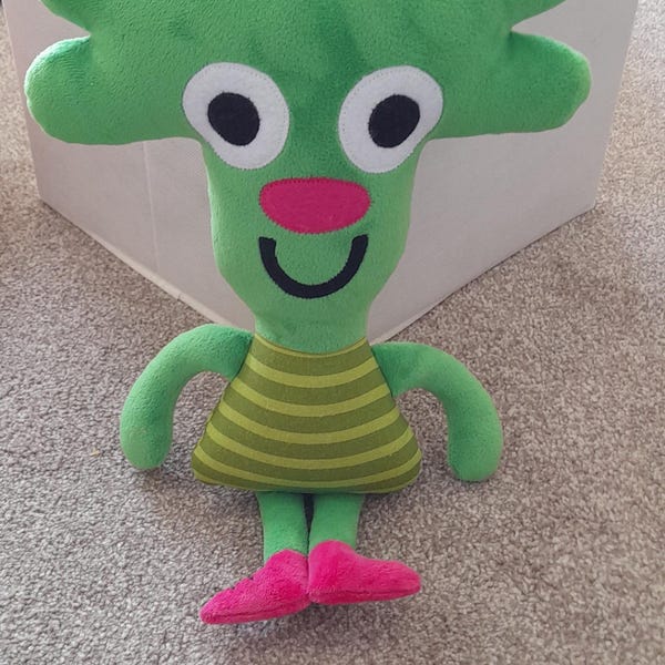 Abby Hatcher Bozzly Plush Toy, Bozzly Stuffed Animal, Bozzly Custom ...