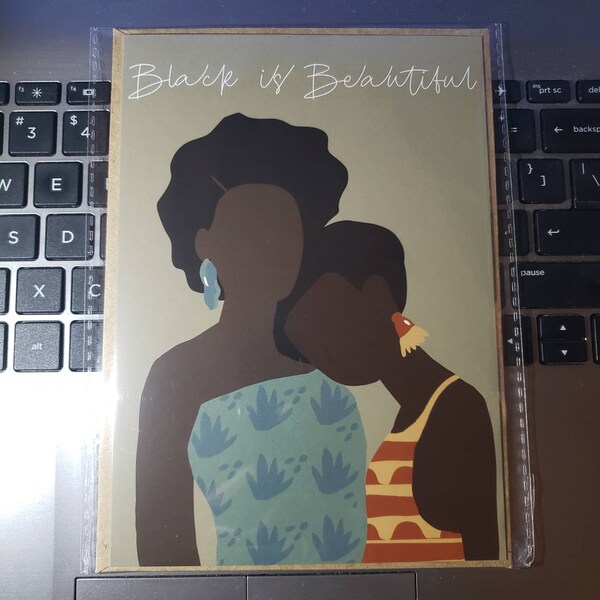 African American Greeting Card 5 X7 Black History Month Greeting Card ...