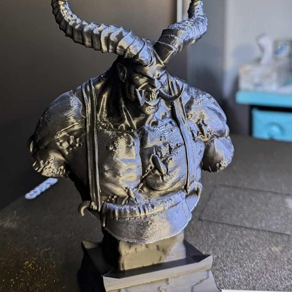 Butcher Bust pre Supported and Unsupported, Diablo Stl File 3D Printing ...
