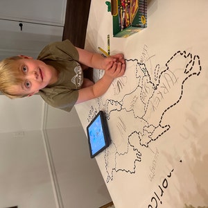 Draw the World Minimalists Map, Challenge Map Practice, CC Map Drawing ...