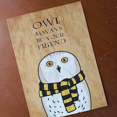 Harry Potter OWL Postcards - Etsy