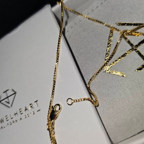 Double Cuban Link Chain 14K Yellow Real Gold 3mm 3.7mm 4.5mm Thick ...