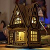 Santa Claus House - Laser Cut File, SVG Plan for Glowforge and Cutting ...