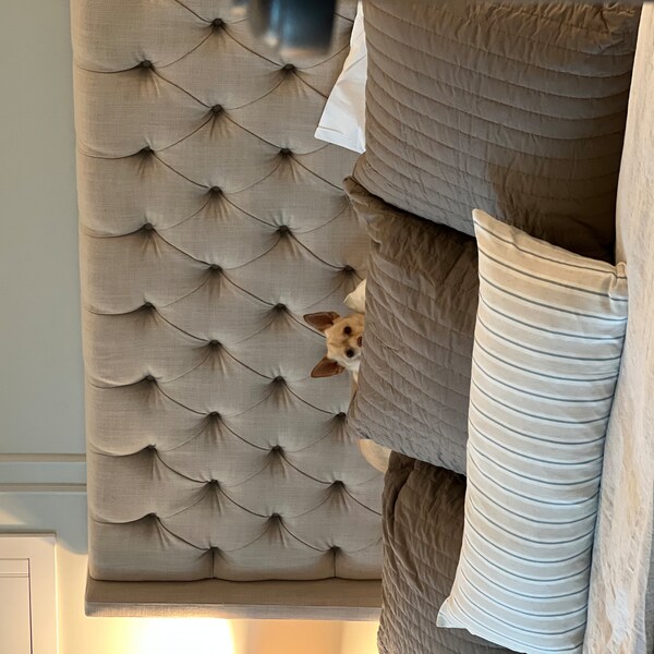 Coastal Light Blue Linen Pillow Cover Set, Blue Striped Throw Pillow ...