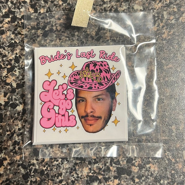 Lets Go Girls Bachelorette Party Tattoos Favors Retro Country Austin ...