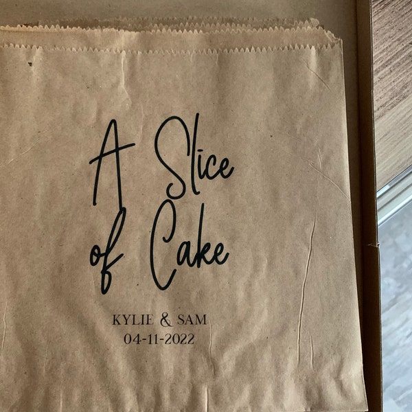 Personalised Paper Bags Cake Boxes Bags, Wedding Sweet Cart, Cake ...