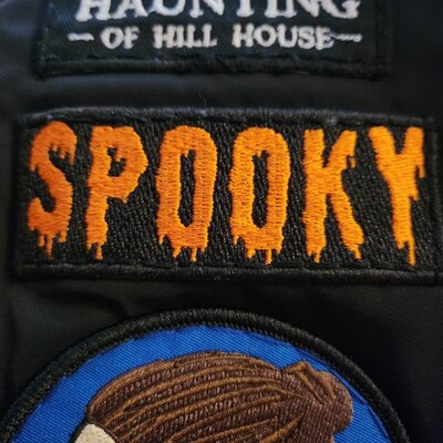 Spooky Patch Goth Patch, Embroidered Patch, Gothic, Dark Art, Halloween ...