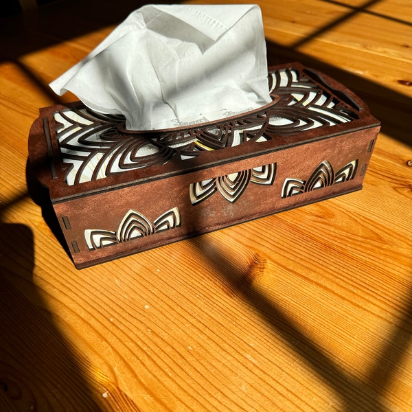 Tissue Box Laser Cut SVG Bundle Tissue Box SVG Design Laser Cut Files ...