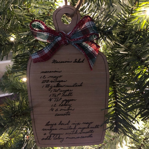 Recipe Magnet Handwritten Engraved Recipes, 5x7 Size - Etsy