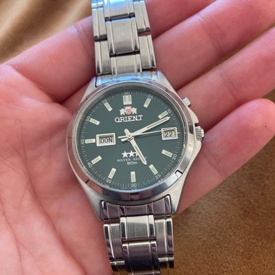 Orient Square Watch Black Watch Vintage Orient Watch - Etsy