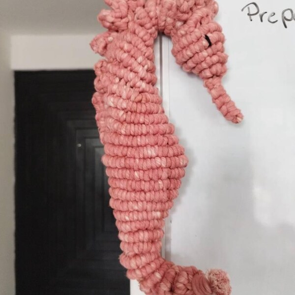 Macrame Seahorse Sculpture Pattern – 3D Animal DIY (PDF EBOOK) - Etsy