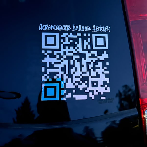 Design Your Own QR Code, Design Your Own Window Sticker, Custom Window ...