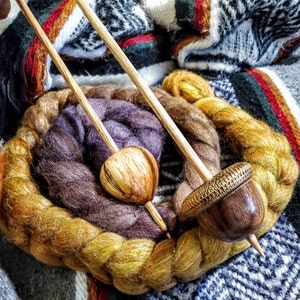 Medieval Style Drop Spindle for Spinning Wool in Soft Maple - Etsy