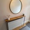 Rustic Radiator Shelf Console Table - Etsy UK