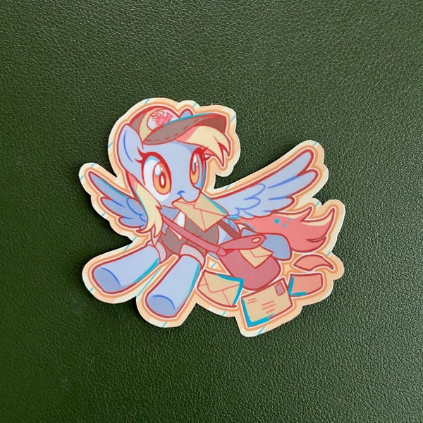 Mail Pony Vinyl Sticker - Etsy