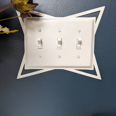 TELSTAR Painted Mid Century Atomic Shadow Box Light Switch and Outlet ...