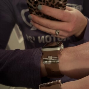 Smartwatch Band Stackable Jewelry Rose Gold Ring Charms - Etsy