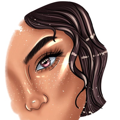 Procreate Full Face Brushes Set Face Templates Set for Artists Face ...