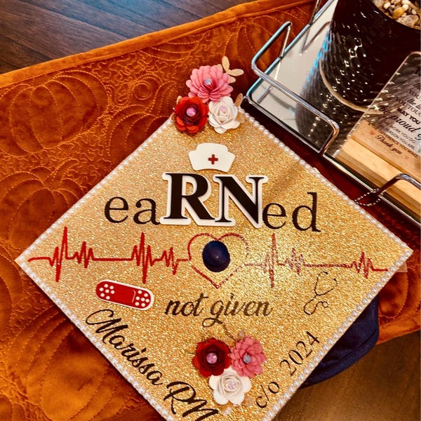 Custom Graduation Cap Topper/ Custom Cap / Graduation Cap Topper ...