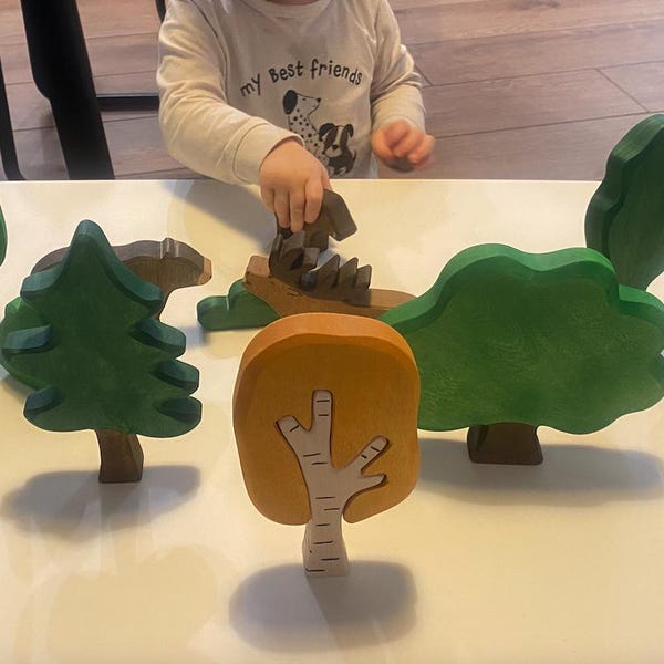 Castles 4 Colors Matching Game, Wooden Puzzle Toy, Montessori Puzzle ...