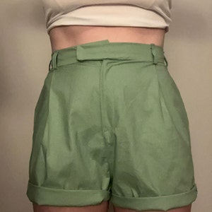 Wide Pleated Shorts high Waisted Digital PDF Sewing Pattern - Etsy ...