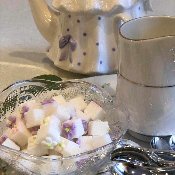 Fancy Sugar Cubes/ Tea Party/ Sugar Cubes/tea/ Bridal Sugar Cube/ Cubes ...