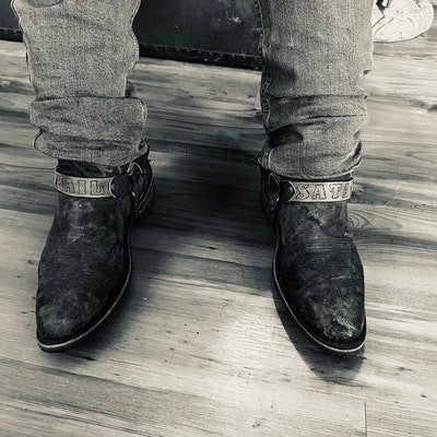 CUSTOMIZABLE Custom Leather Boot Harness Set - Etsy