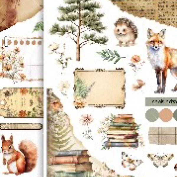 Kit 1 - Journal Sticker Kit, Bullet Journal Stickers, Journaling ...