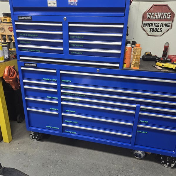 CRAFTSMAN TOOLS Toolbox Emblem Badge Fridge or Toolbox Magnet Badge ...