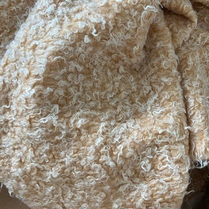 Pile Fabric, Soft Sheep Wool Fleece, 6 Natural Colours, Photography ...