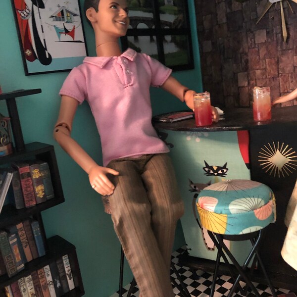 Handmade Doll Pink Polo Shirt Doll Clothes for 12" Dolls(customer Order ...