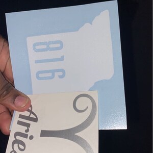 California State Decal / CUSTOM Area Code Decal / Los Angeles | Etsy