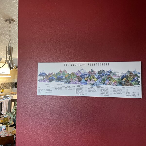 ADK46 Adirondack High Peaks, Progress Tracker Coloring Canvas, Home ...