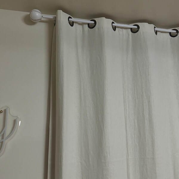 Authentic Baseball Curtain Finials (set of 2) With 1/4"-20 Screw Posts ...