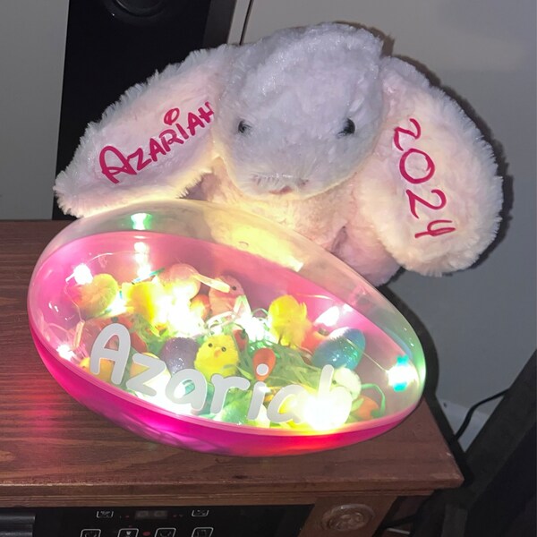 Personalized Jumbo Easter Eggs Large Easter Egg Easter Eggs Basket 5530