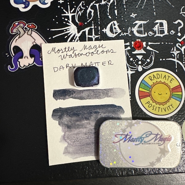 Mythic / Paint Drop Card / Handmade Watercolor Paint - Etsy