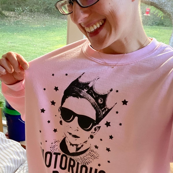 Notorious RBG Sweatshirt - Women's Sweater - Ruth Bader Ginsburg ...