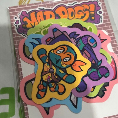 Mad Dogs Stickers - Etsy
