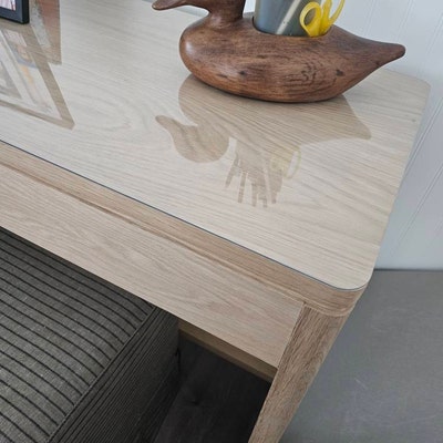 Custom Clear Table Cover Protector, USA Made, Safe, 2mm Thick Ultra ...