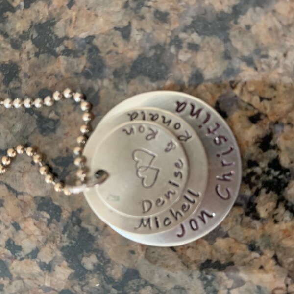 Add-on Disc - Copper Aluminum Nickel Brass Disc - Personalized Disc ...