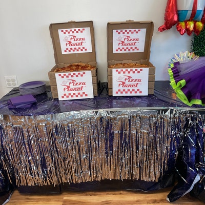 Pizza Planet Sign for Birthday Party Digital Download Kit Three Pizza ...