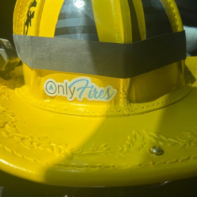 Only Fires Sticker 3 X 1 Made by Texas Firefighters HIGH QUALITY Free ...
