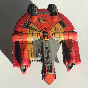 Buck Rogers Fighting 69th Belly Bomber Sled With Gunport and Bombs 7x 5 ...