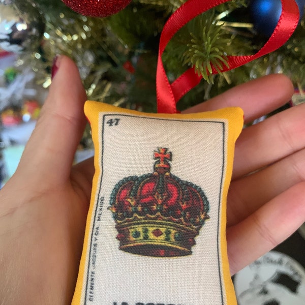 Vintage Mexican Loteria Christmas Ornaments Mexican Christmas, Xmas ...