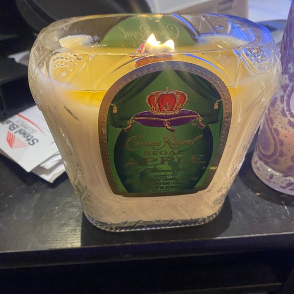 Wine Bottle Candle Custom Wine Scents by an Expert Pure Soy Candle ...