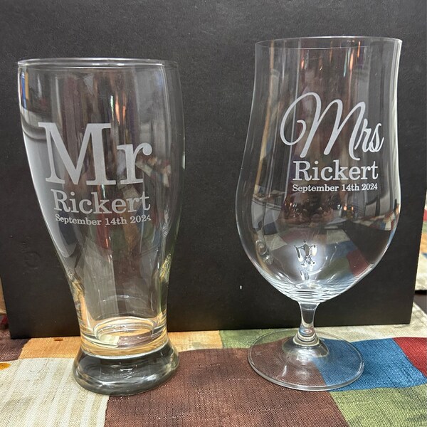 Etched Wine Glasses Personalized Stemmed Wine Glasses Engraved Wine Glasses Monogram Wine