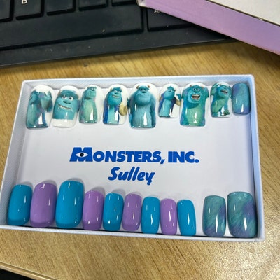 Full Set of Acrylic Nails.. BILLY EILISH inspired Any - Etsy
