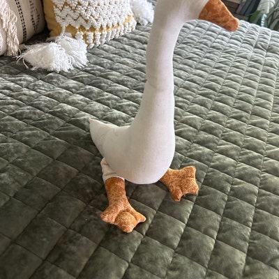 Linen Stuffed Soft Toy Goose PDF Sewing Pattern and Tutorial - Etsy