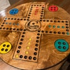 Wooden Carbles Board Game With Dice and Marbles, Free Personalization ...
